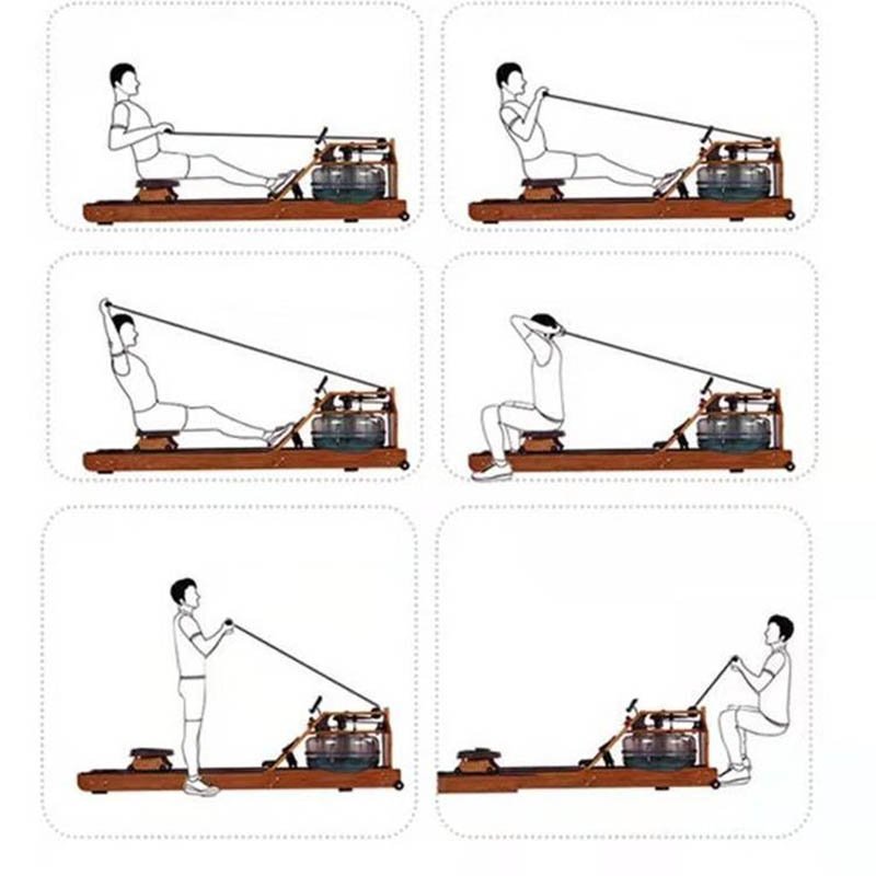 Water Rowing Machine - Gofitstrength